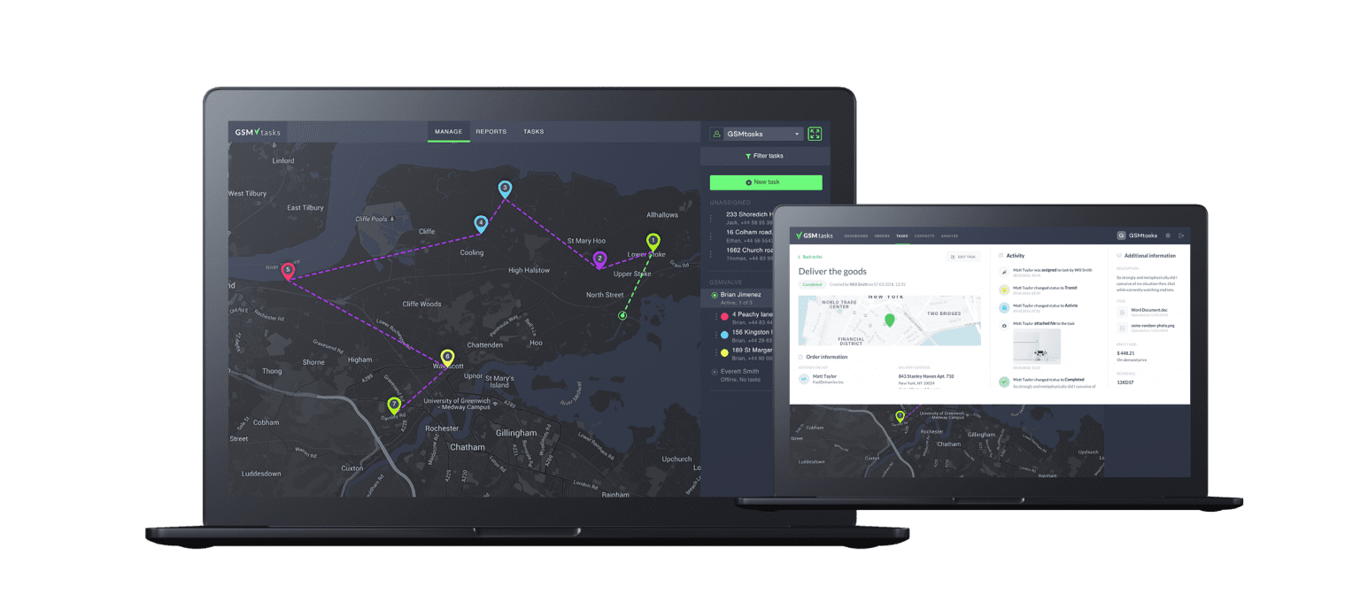 Delivery Routing & Management Software | GSM Tasks