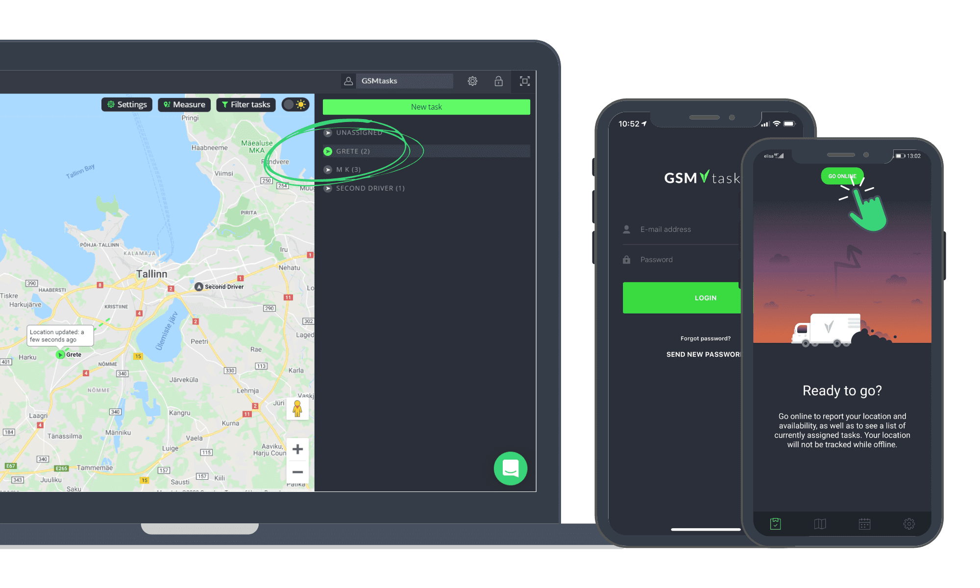 Getting started - GSM Tasks